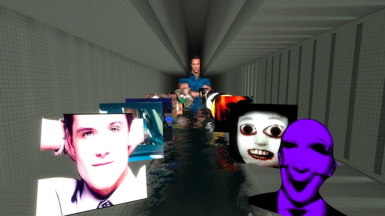 Nico's Nextbots Vs Me in Ohio Poolrooms Gmod - YouTube