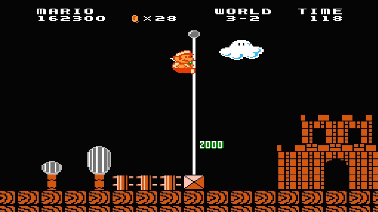 Mario 1997 Dendy эмулятор NNNesterJ Прохождение №2 {ВСЕ СЕКРЕТЫ} Мир 3 ...