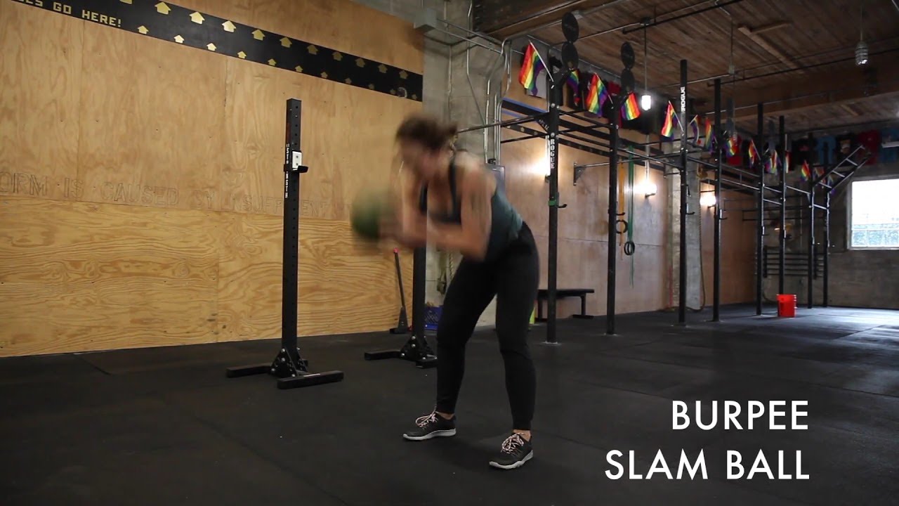 BURPEE SLAM BALL - YouTube