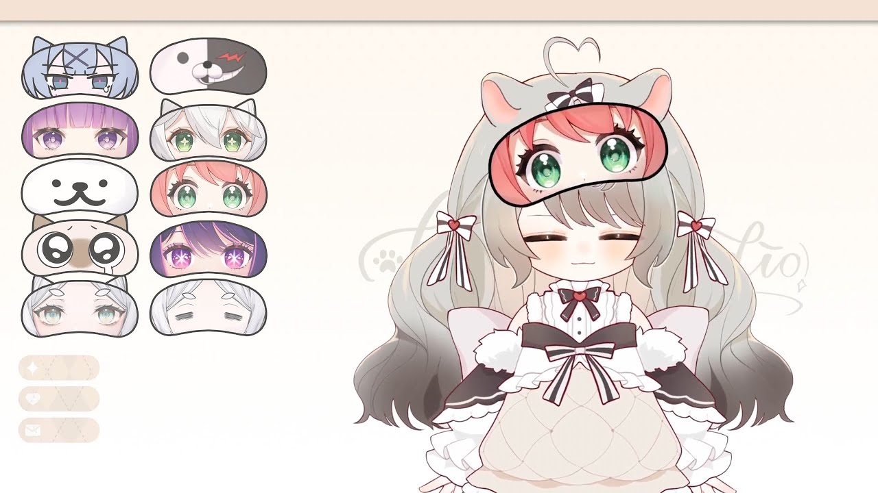[Vtuber Static Asset] Eye mask DIY support - YouTube