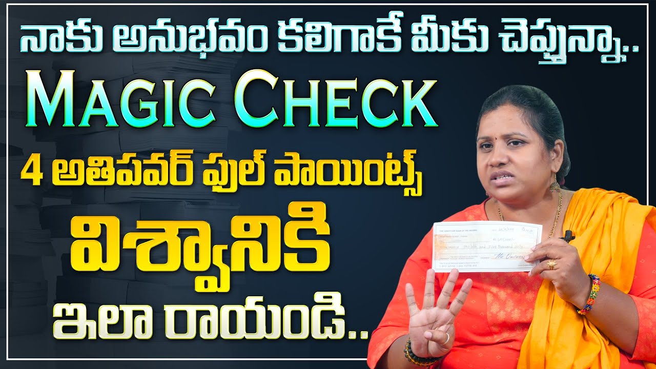 Harini : Magic Check || Write this to the universe 4 Most Powerful ...