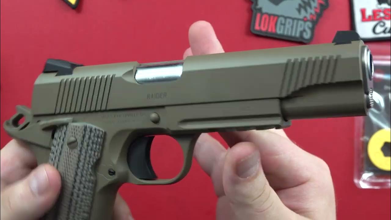 Tisas Raider 1911 (Colt M45A1 clone) overview - YouTube
