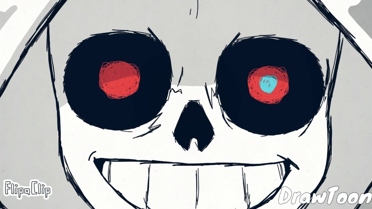 Animation Sans Undertale - Flipaclip - YouTube