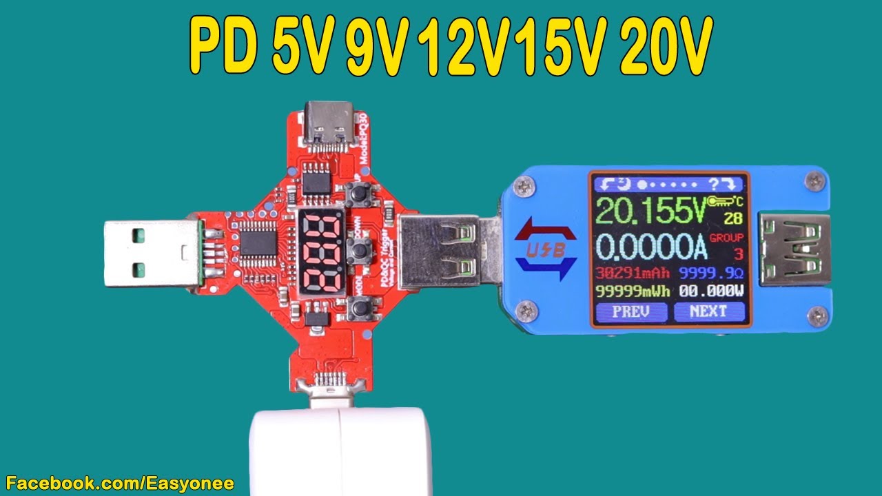 USB Type C Power Delivery Trigger on Aliexpress - YouTube