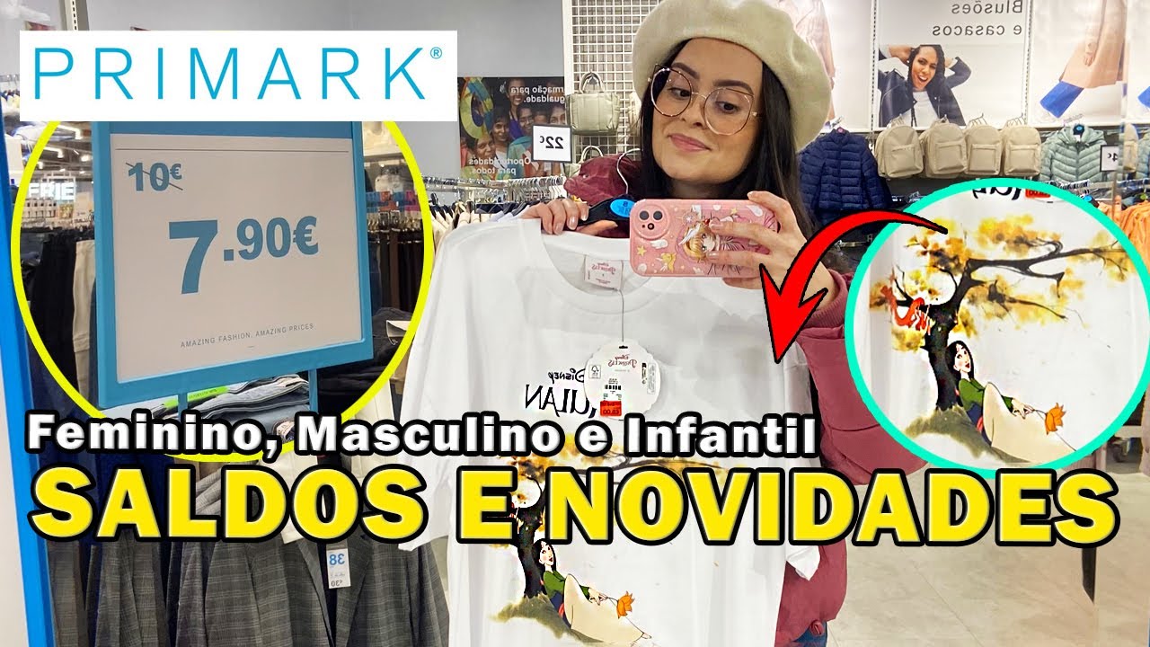 PRIMARK: SALDOS E NOVA COLEÇÃO 2024 | Primark Portugal Vale a Pena? É ...