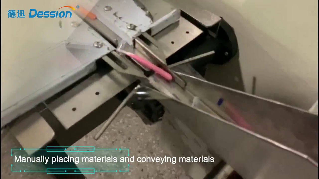 Interdental brush horizontal packaging machine Horizontal packaging machine - YouTube