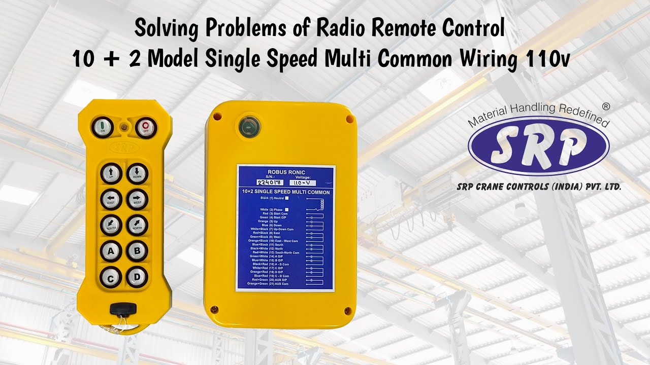 Troubleshooting video of SRP Radio Remote Control 10+2 Model Single ...