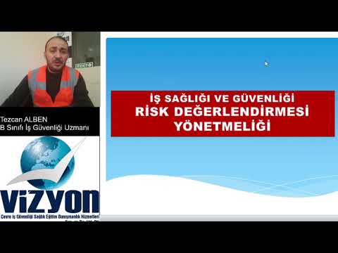30- RİSK DEĞERLENDİRME EKİP EĞİTİMİ -TEZCAN ALBEN