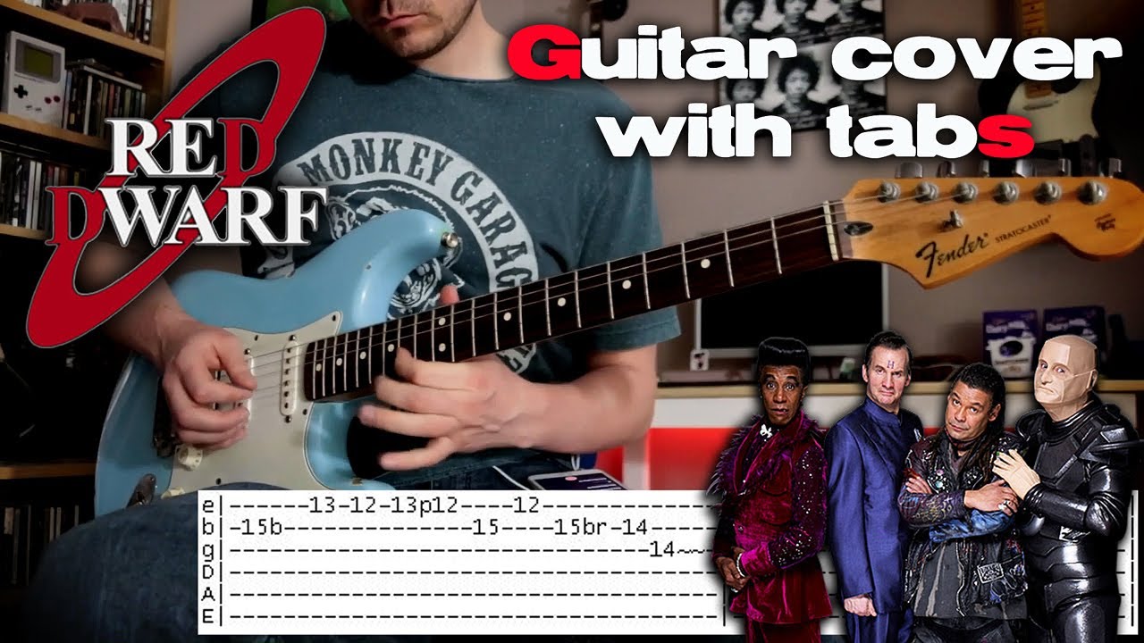 Red Dwarf Theme Tune - Guitar cover W/tabs - YouTube