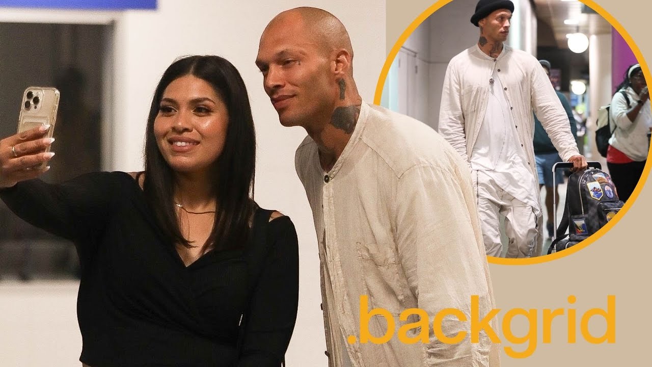 Jeremy Meeks, AKA Prison Bae Spotted at LAX, CA - YouTube