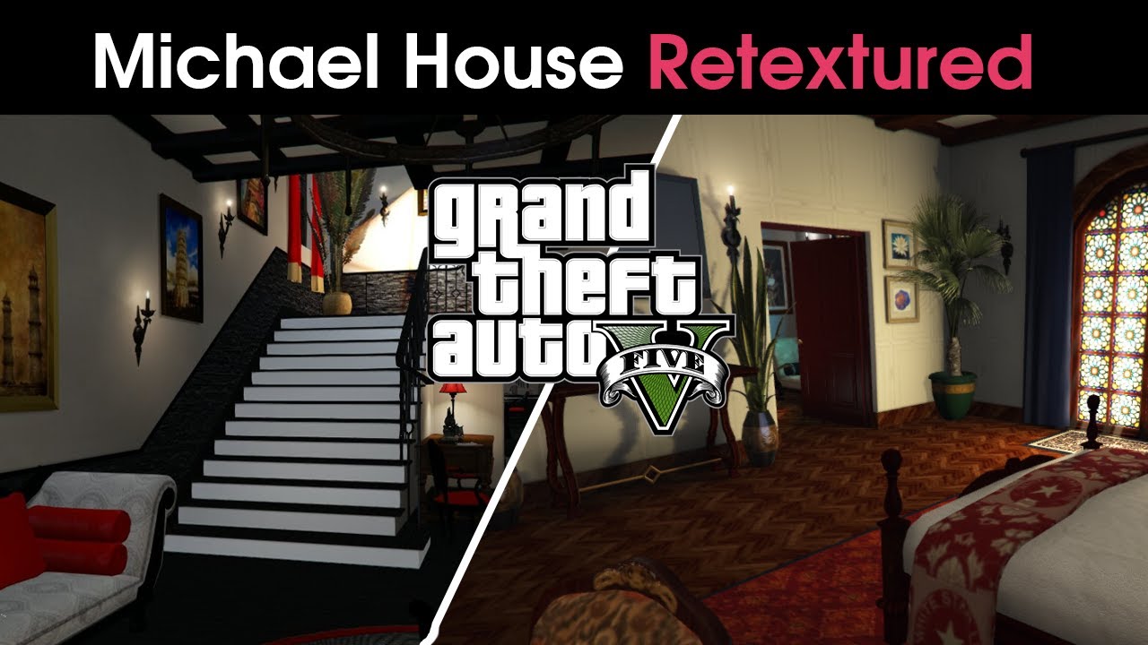 How to install Michael House Retextured mod in GTA 5 - YouTube