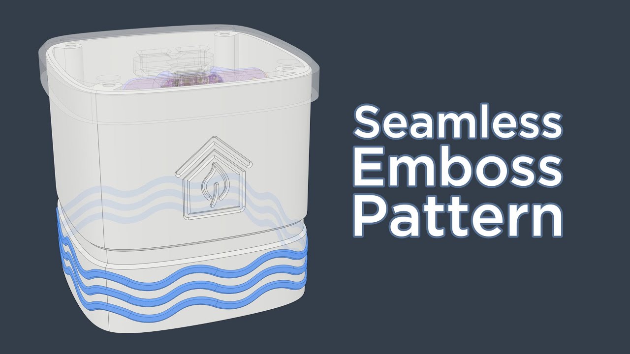 Fusion 360 - Seamless Emboss Patterns - YouTube