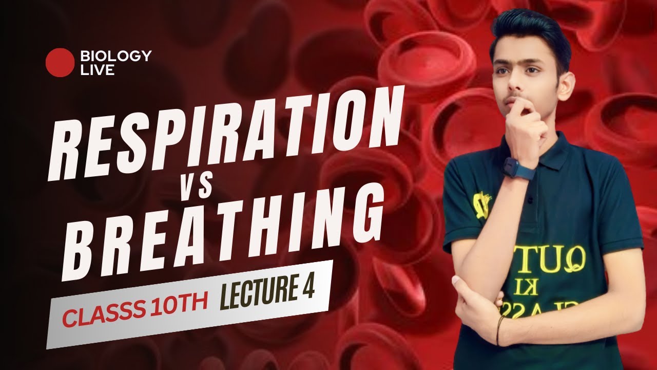 RESPIRATION VS BREATHING || LIVE LECTURE 4 || CLASS 10 @QUTUBKICLASSES ...