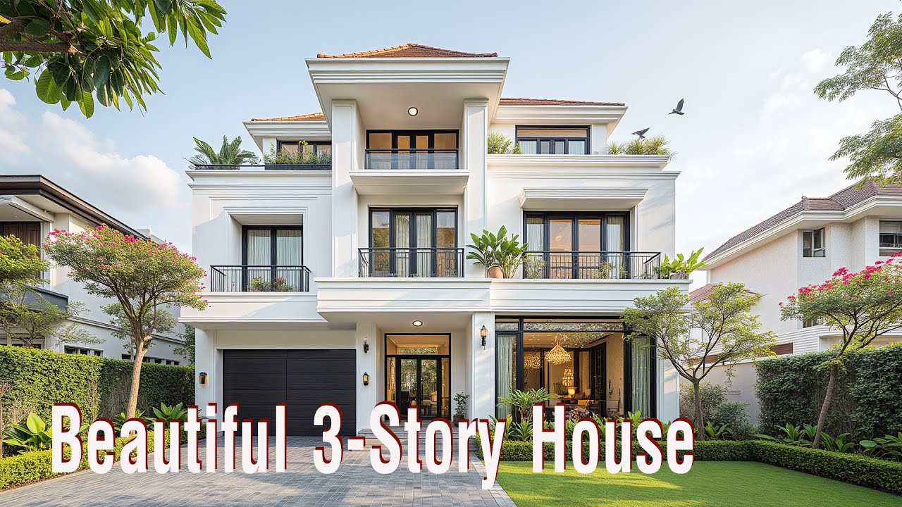 Beautiful 3-Story House | Elegant, Cozy, Peaceful - YouTube