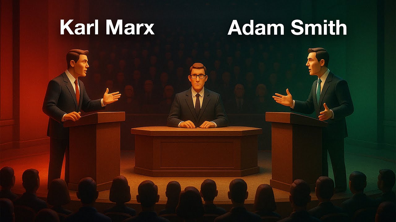 Karl Marx VS Adam Smith - AI Debate - YouTube