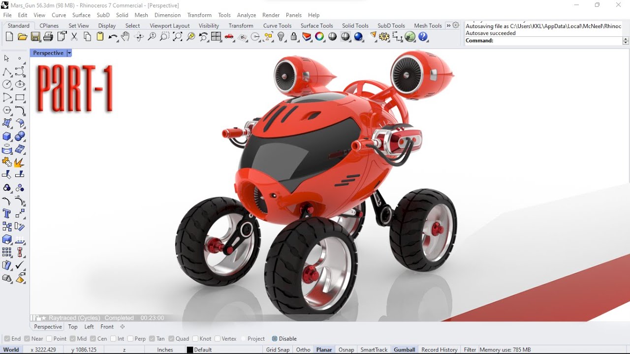 Unbelievable Gipsy Car Modeling with Rhino: Step-by-Step Tutorial l ...