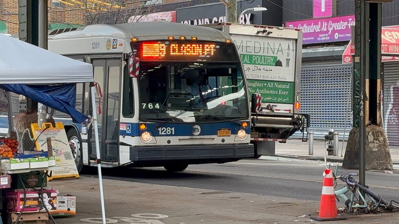 NYCT Bus: 2010 Nova Bus LFSA #1281 on the Bx39 at White Plains Road and ...