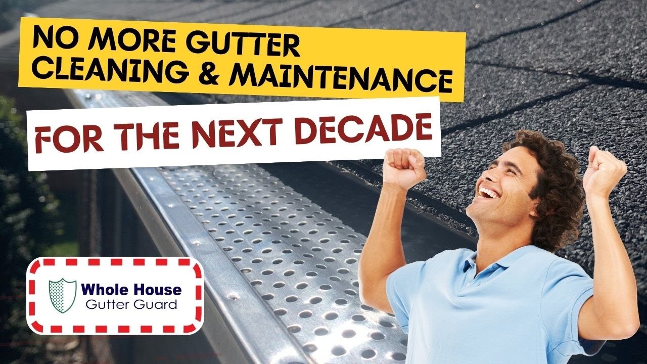 No More Gutter Cleaning & Maintenance for the Next Decade - YouTube