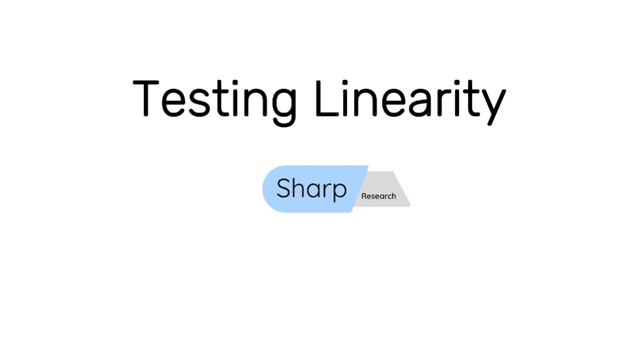 EPISODE 16 - Testing Linearity - YouTube