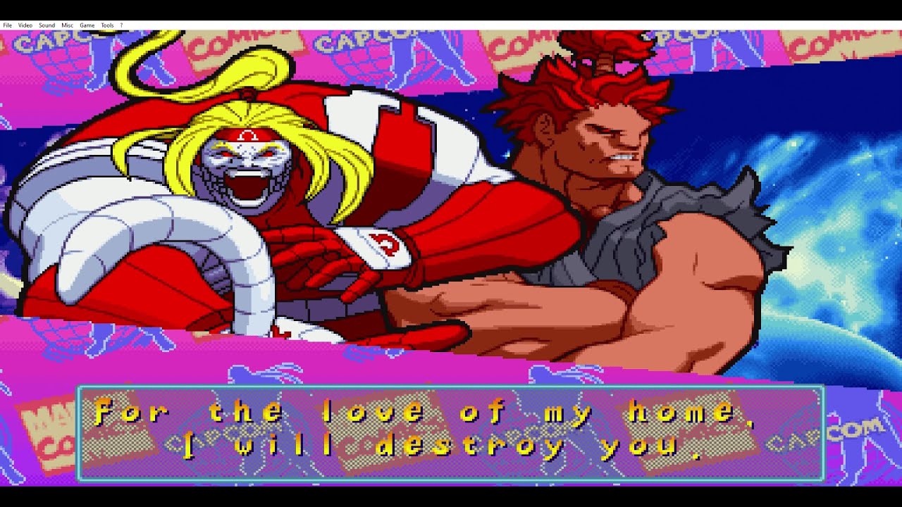 Marvel Super Heroes vs. Street Fighter - Omega Red/Akuma - NEO GEO ...