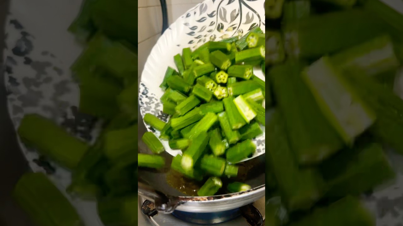 Bhendi recipe // #youtubeshorts #shortvideo #shortsfeed #shortviral ...