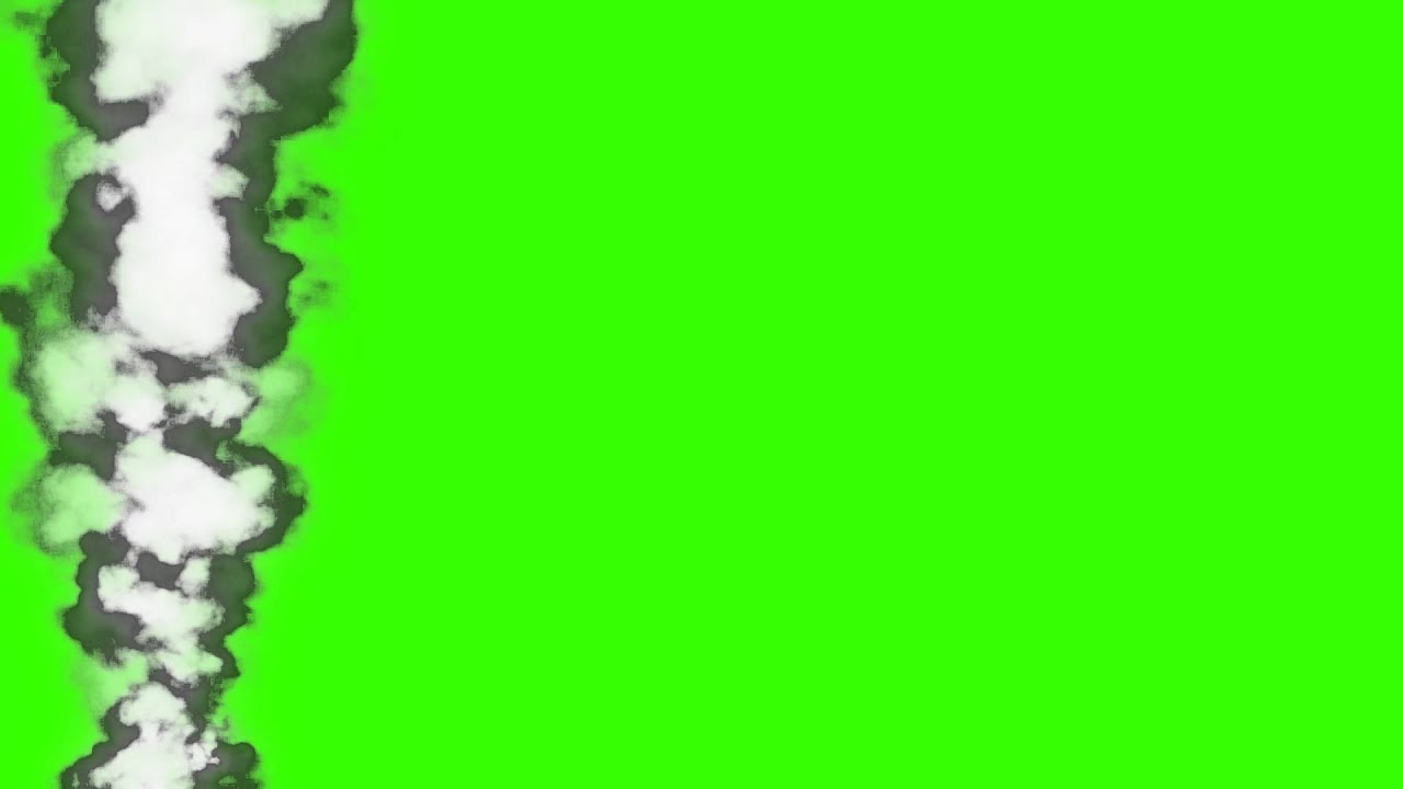 Lateral White Smoke Green Screen ANIMATION FREE FOOTAGE HD - YouTube