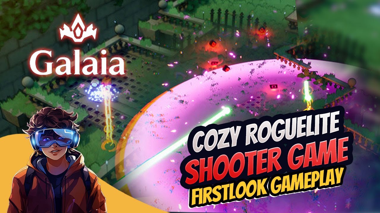Cozy Roguelite Shooter - Galaia || First Look Gameplay - YouTube
