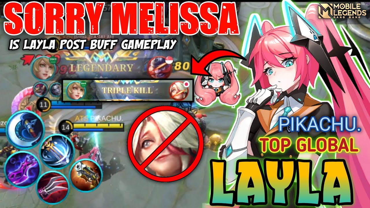 Legendary! Layla Post Buff Gameplay (NEW BUILD) - Top Global Layla ...