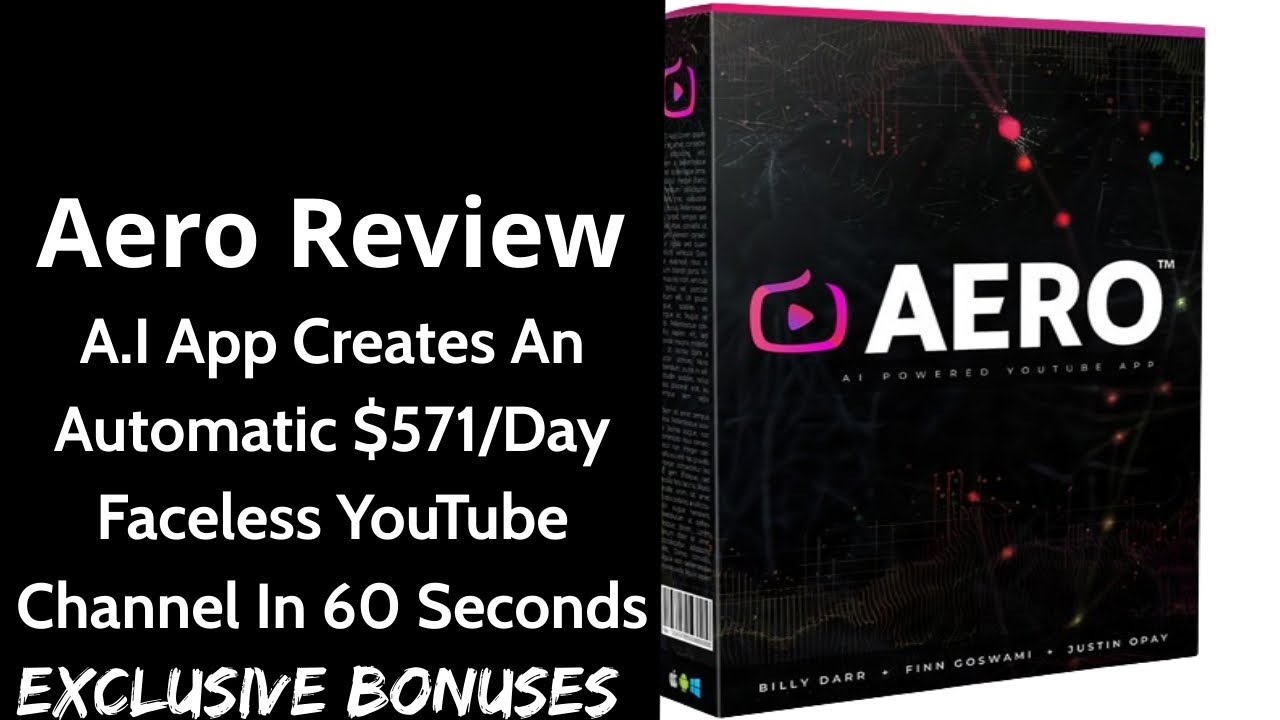 Aero Review || A.I App Creates An Automatic $571Day Faceless YouTube ...