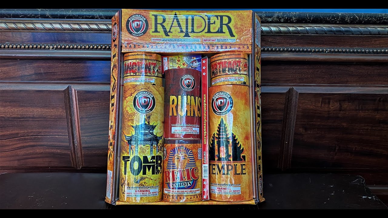 Dominator Fireworks - Raider Assortment Unboxing - YouTube