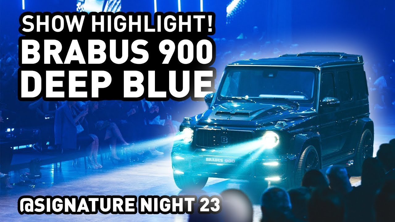 BRABUS 900 Deep Blue based on Mercedes-AMG G 63 | Signature Night 23 ...