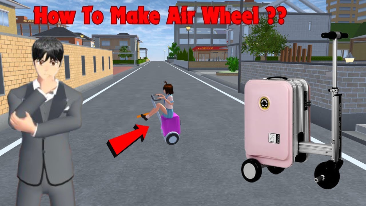 HOW TO MAKE AIR WHEEL ?? || SAKURA SCHOOL SIMULATOR GAME - YouTube