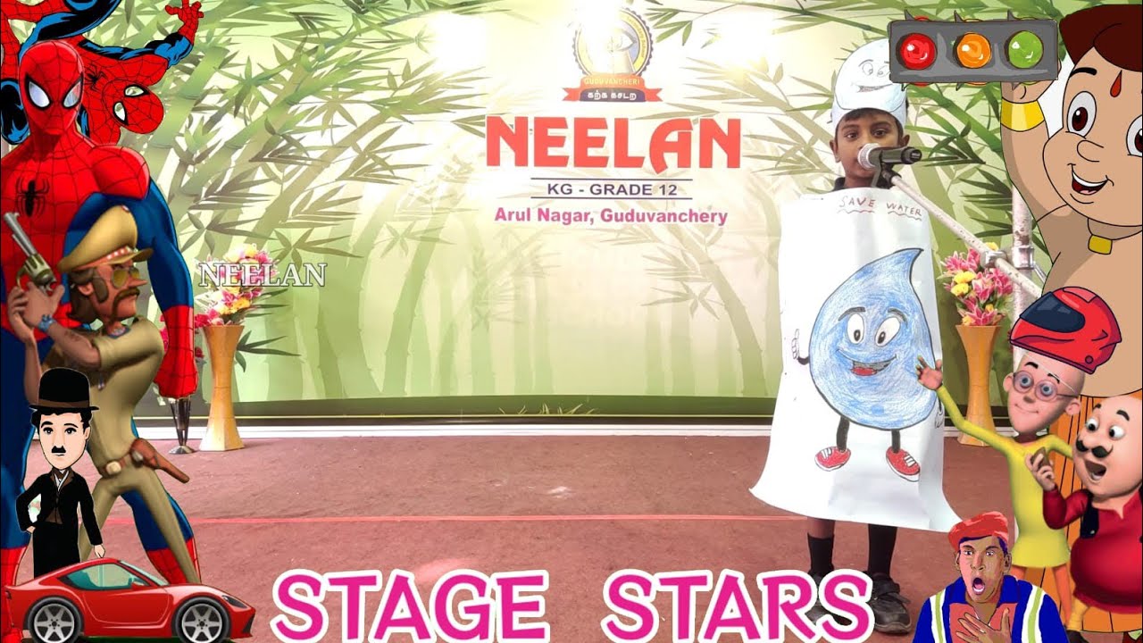 Neelan School|Guduvancheri|Grade -1 |Stage Stars - YouTube