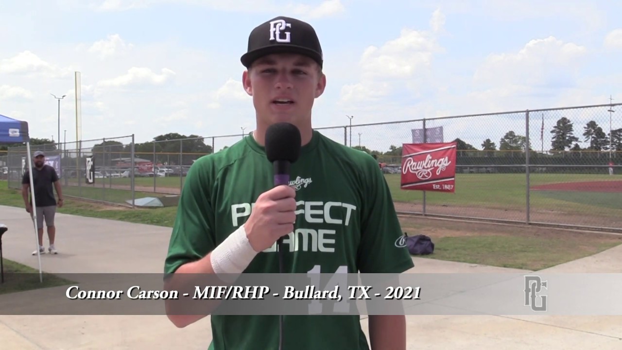 Connor Carson - MIF/RHP - Bullard, TX - 2021 - YouTube
