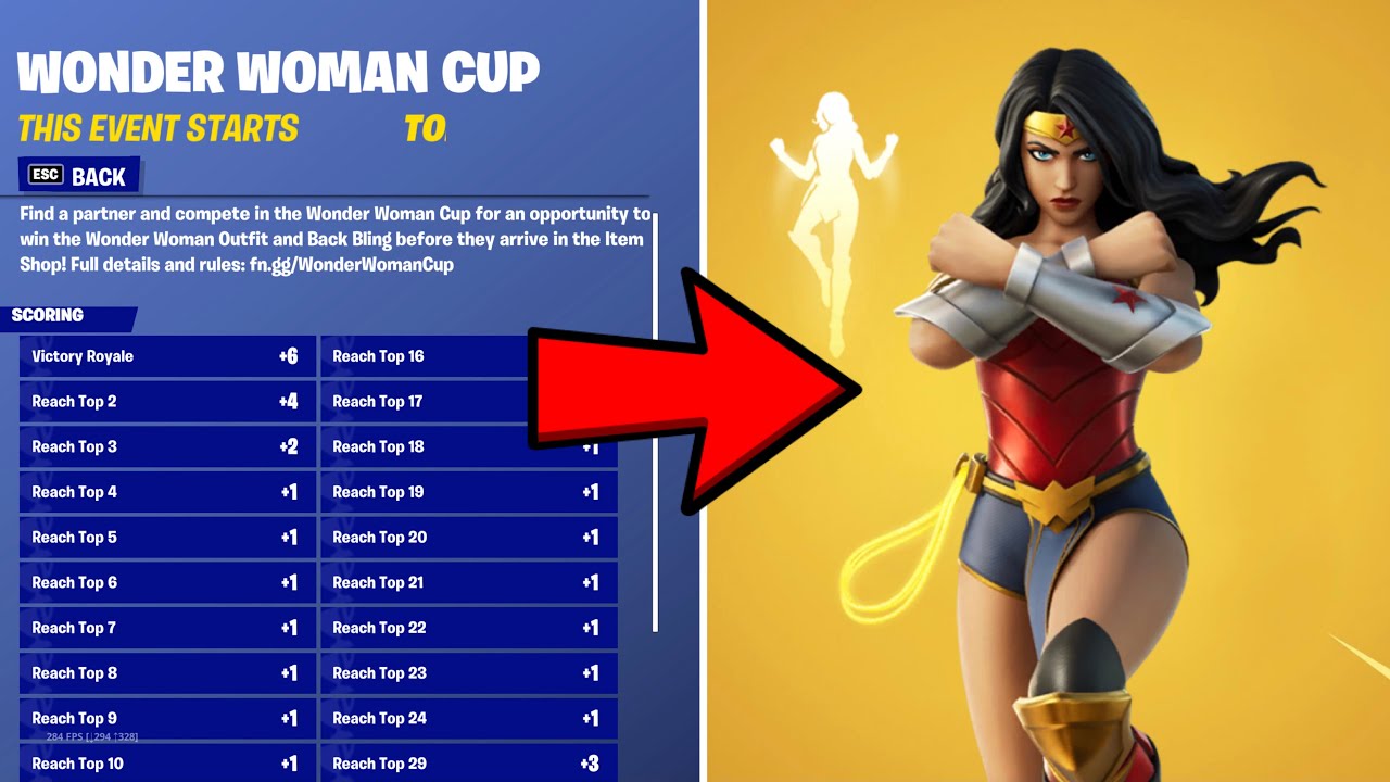 How Many Points Do You Need To Get The WONDER WOMAN SKIN In Fortnite how-many-points-do-you-need-to-get-the-wonder-woman-skin-in-fortnite