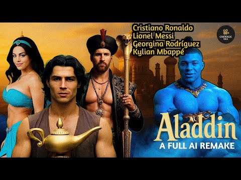 Aladdin (1950s AI Version) – Ronaldo, Messi, Mbappe in a Full Movie Remake!