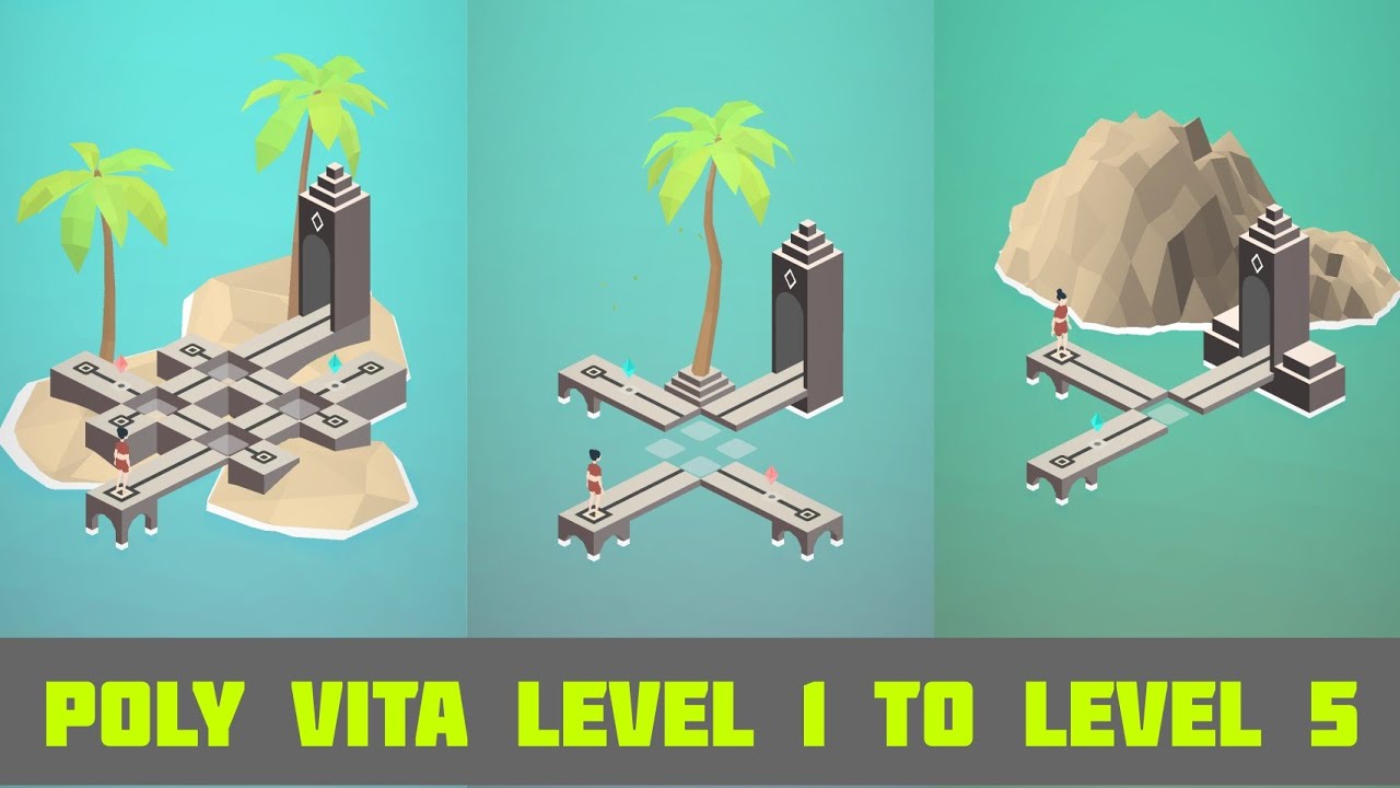 Poly Vita Level 1 To 5 Walkthrough - YouTube