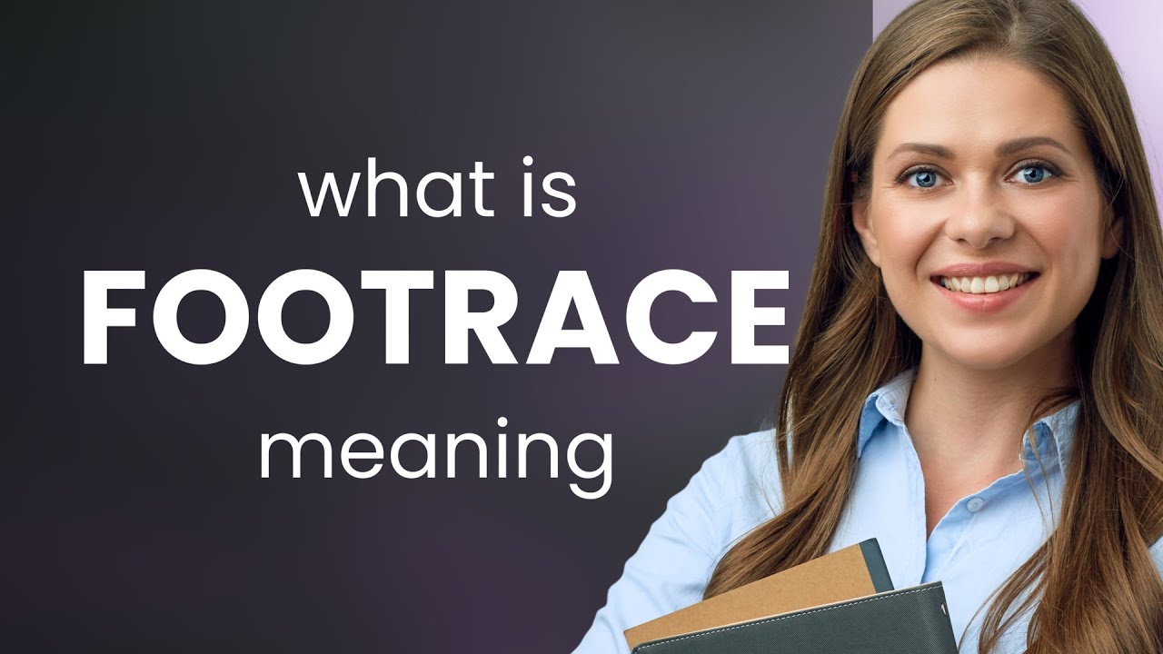 Footrace | meaning of FOOTRACE - YouTube
