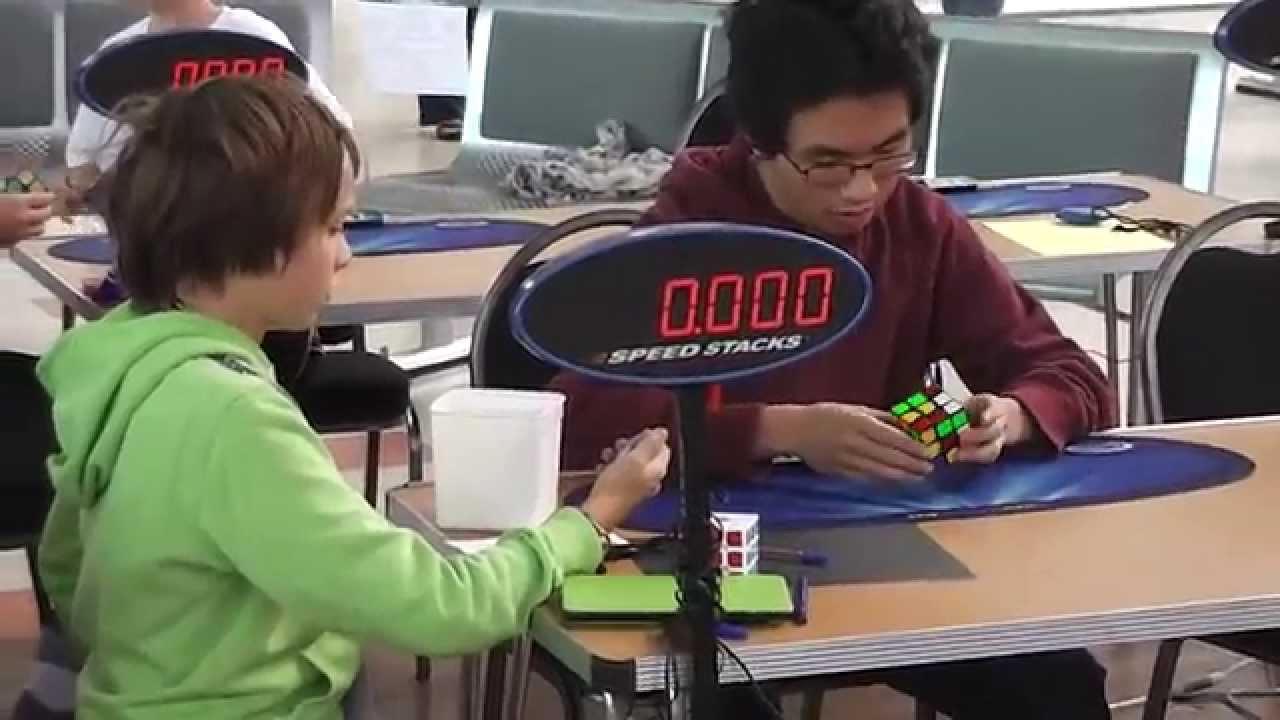 Rubiks Cube Competition - Cuthberts Open Oct 2014 - Alex Lau Fastest ...