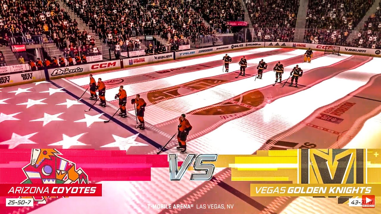 Reverse Retro Jerseys! Arizona Coyotes vs Vegas Golden Knights 11/17 ...