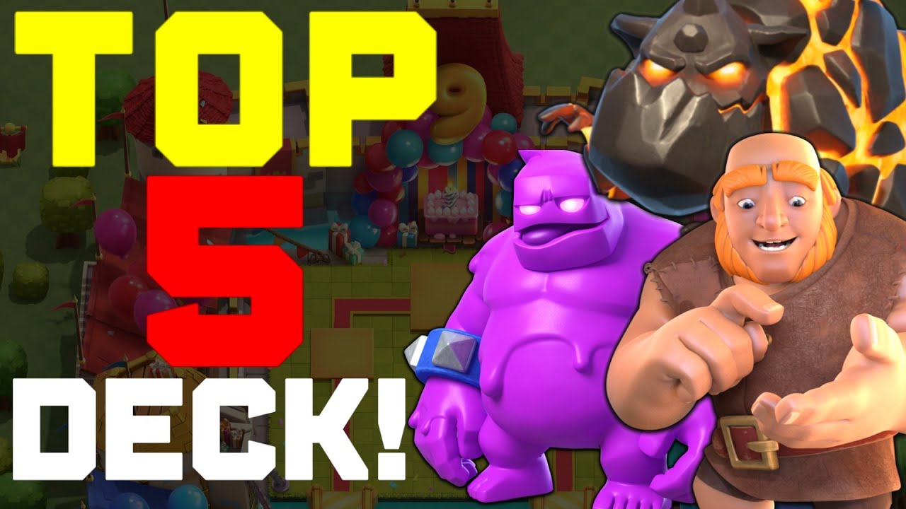 Top 5 Best NO SKILL deck to Reach Ultimate Champion in Clash Royale 🏆 ...