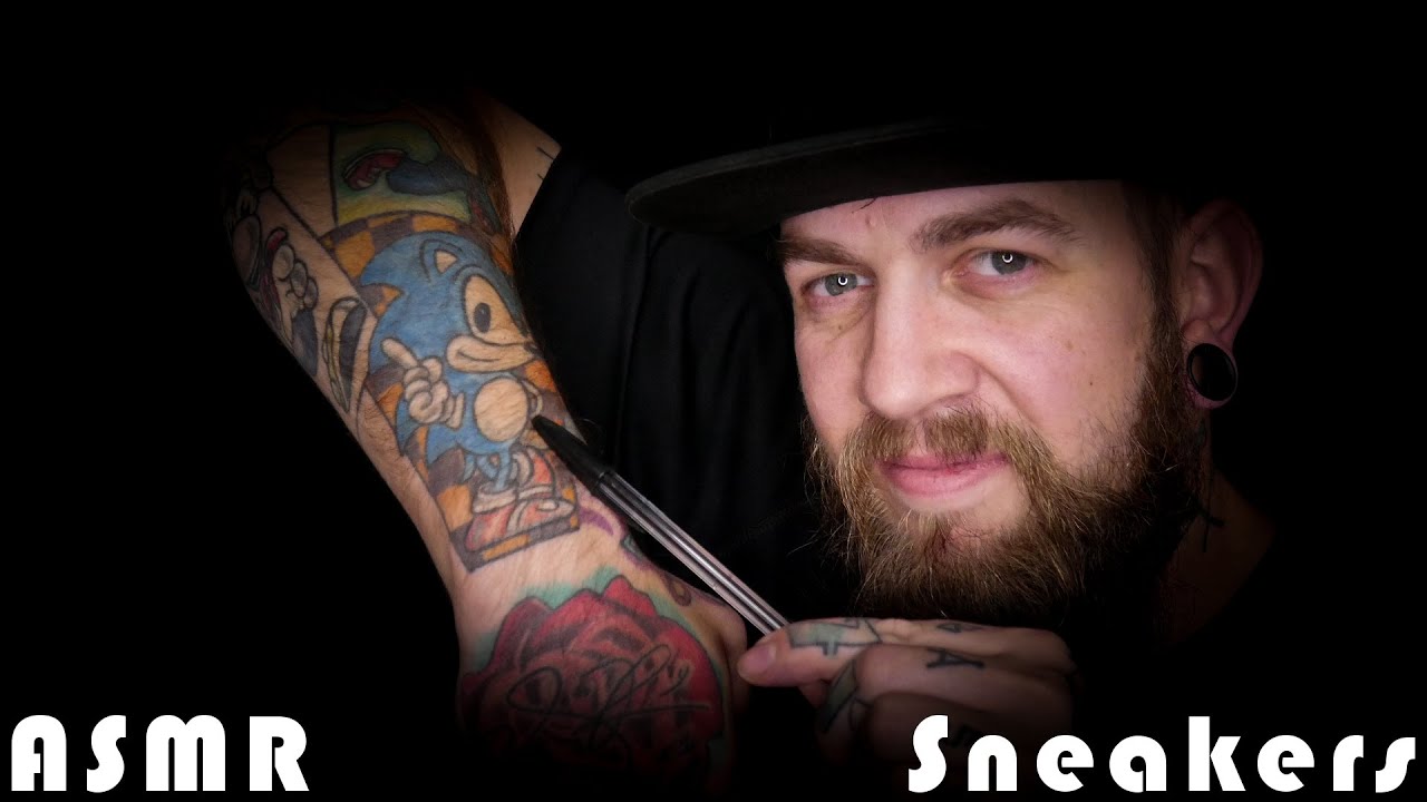 ASMR Tracing My Tattoos And Their Stories - YouTube
