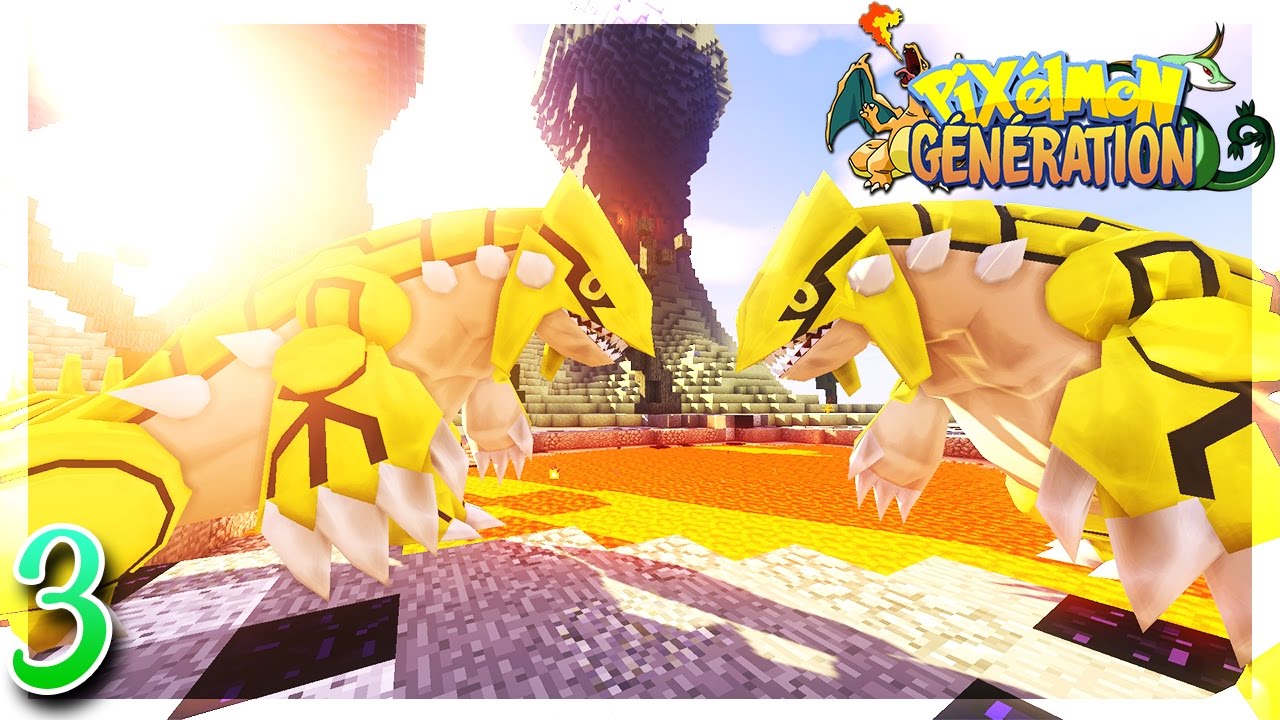 DOUBLE GROUDON SHINY ! - Pixelmon Generation #3 | Pokémon Minecraft ...