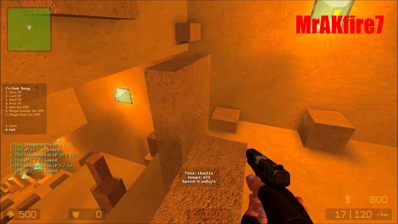 Counter strike parkour map speed run part 2 - YouTube