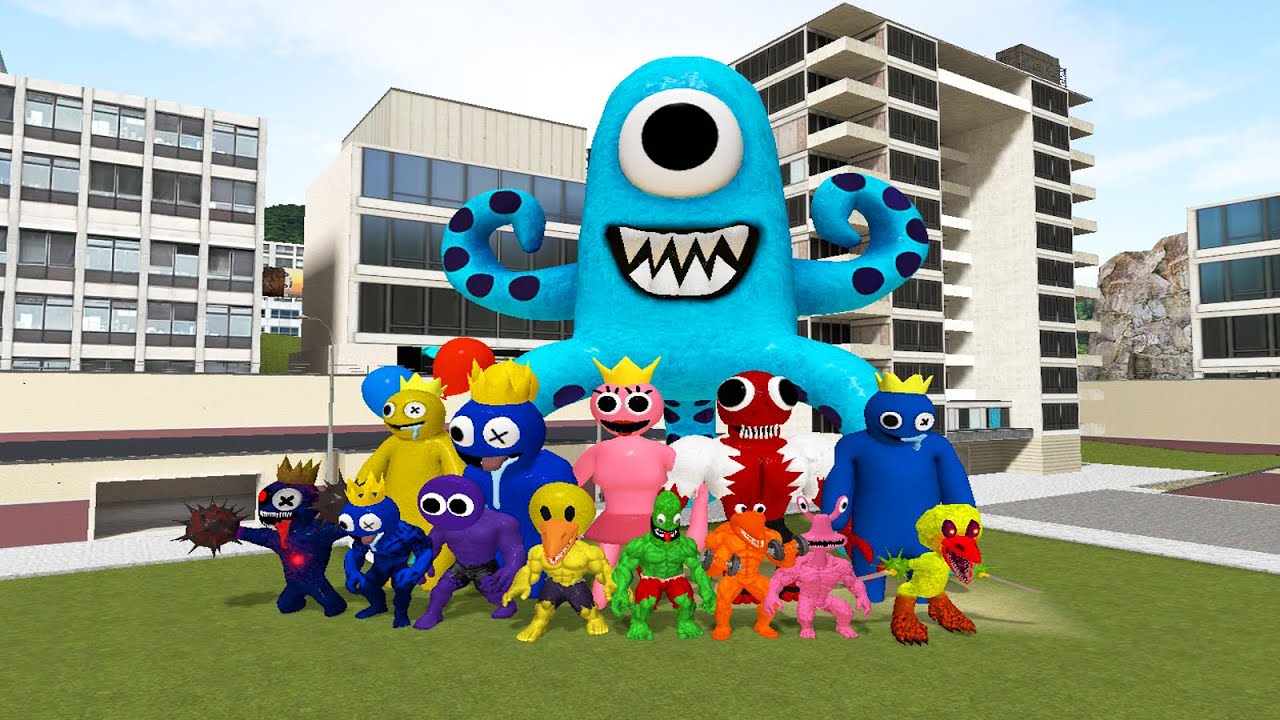 who is the strongest rainbow friends npcs in Garry's Mod! - YouTube