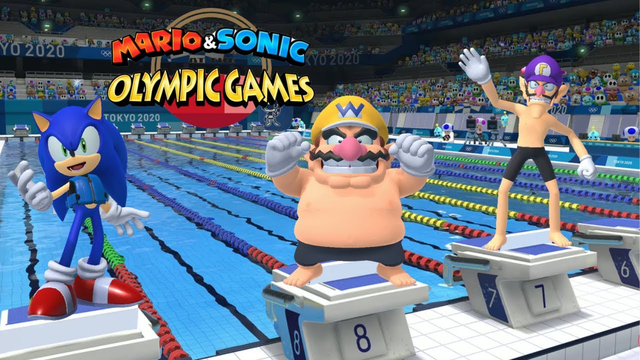 Mario & Sonic At The Olympic Games Tokyo 2020 (Swimming) Sonic Dr ...