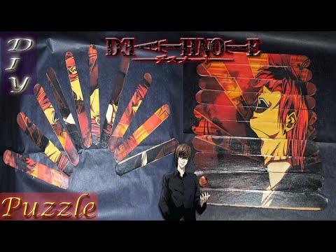 #DIY #Anime Puzzle Death Note Muy Fácil de Hacer - YouTube
