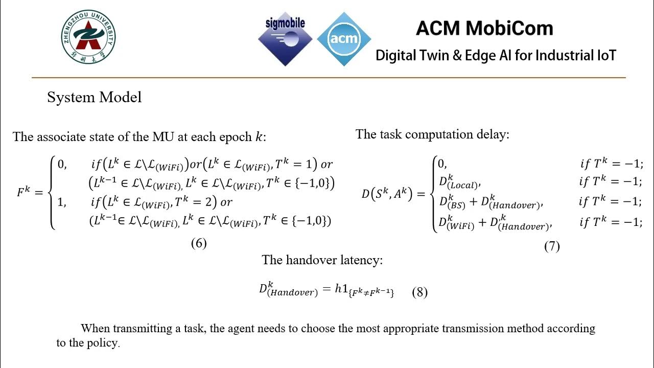 Learning to Optimize Computation Offloading Performance in Multi Access Wireless Networks - YouTube