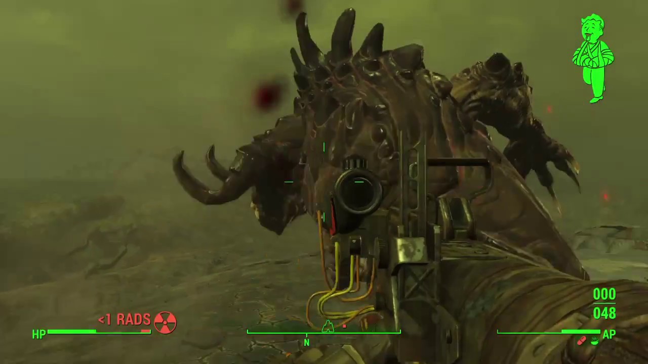 the saddest thing to see in fallout 4 is a crippled death claw - YouTube