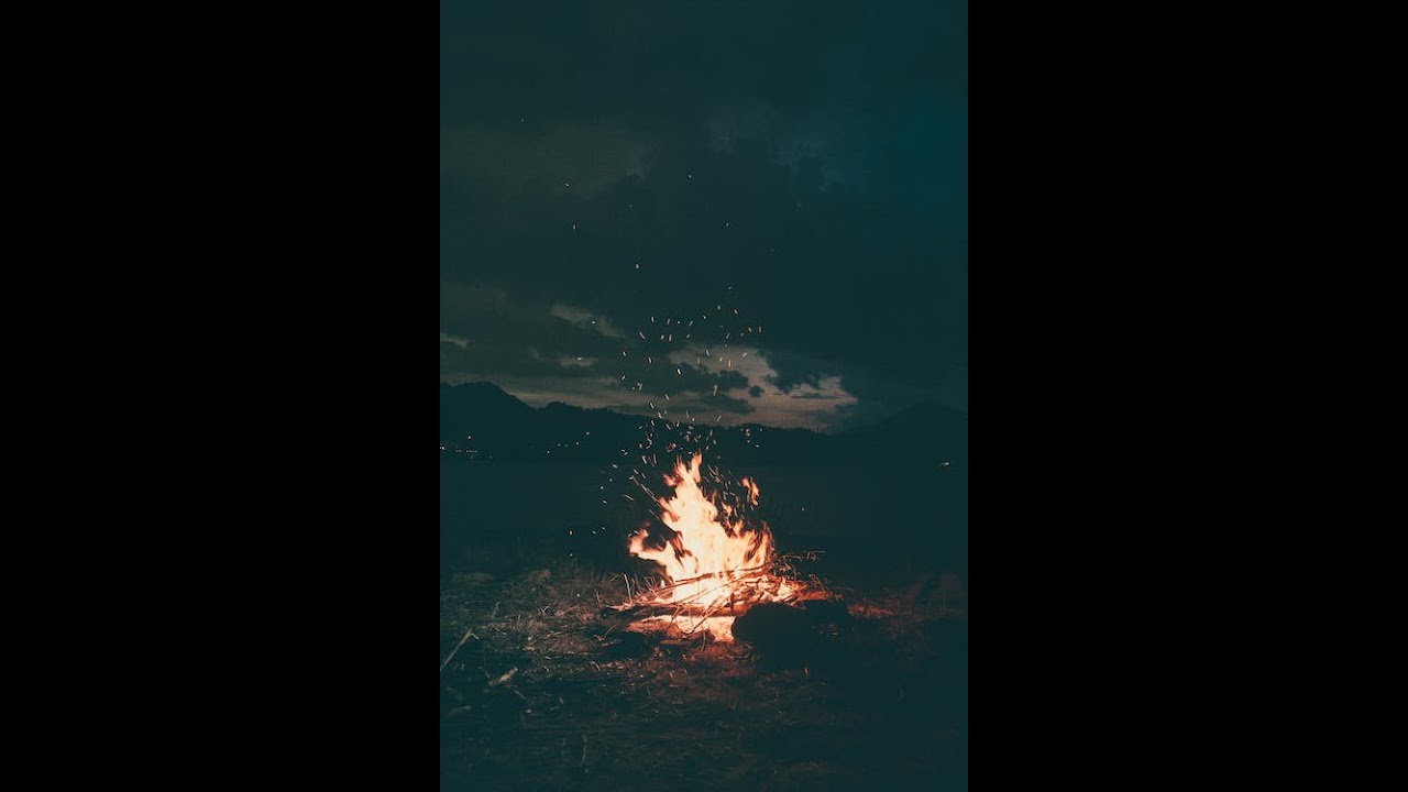 Summer Rain Campfire | Ambience of Campfire in Summer Rain. - YouTube